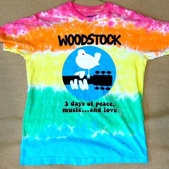 Liquid Blue | Shirts | Liquid Blue Tie Dye Woodstock Tshirt Modern ...